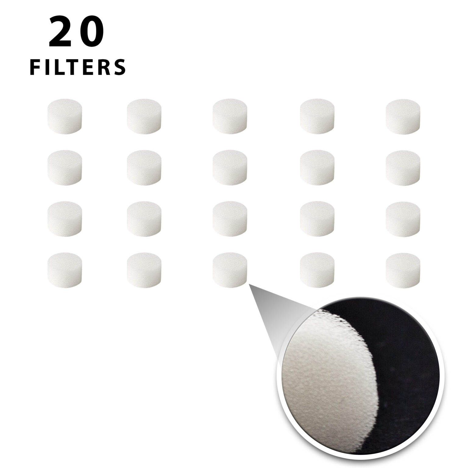 20 pack of Nebulizer Filters! – Blue Echo
