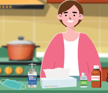 Wellness To Go Kit – Includes 5 Face Masks, 1 bottle 2oz Alcohol based ...