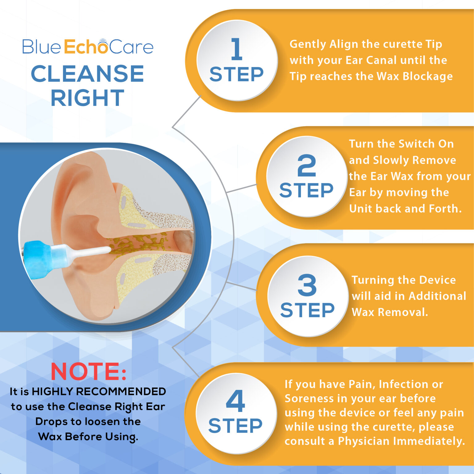 Cleanse Right – Electronic Ear Wax Removal Tool- Electronic Ear Wax ...